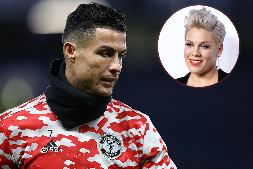 CR7 erfüllt Wunsch von Sängerin Pink - Superstars unterstützen ...